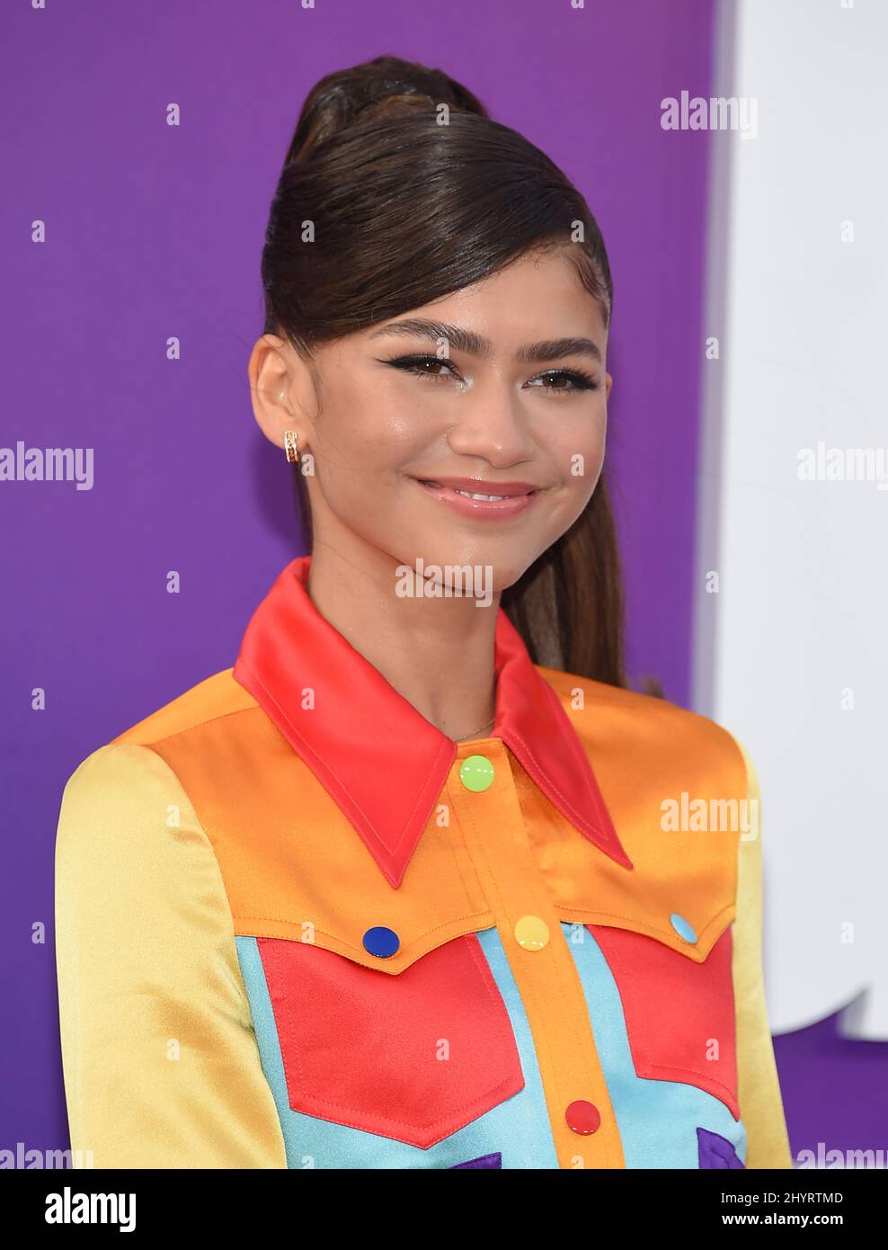 Zendaya Coleman at the world premiere of "Space Jam: A New Legacy" held ...