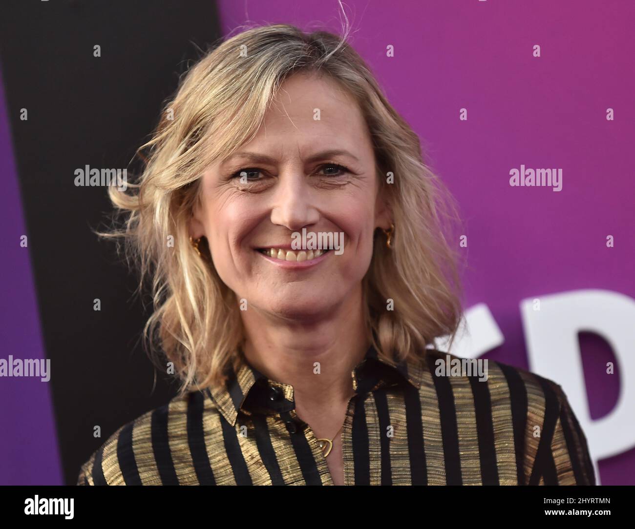 Ann Sarnoff at the world premiere of "Space Jam: A New Legacy" held at ...