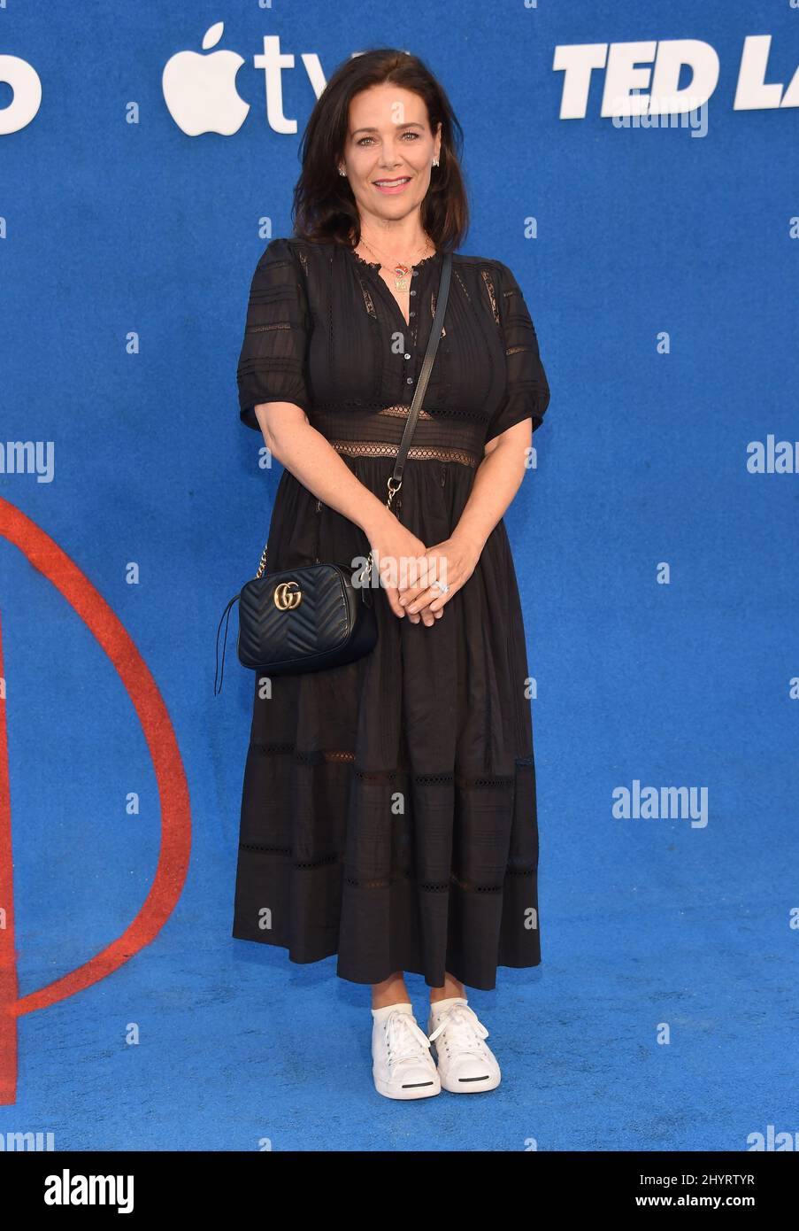 Meredith Salenger arriving to the €˜Ted Lasso' Season 2 Premiere at ...