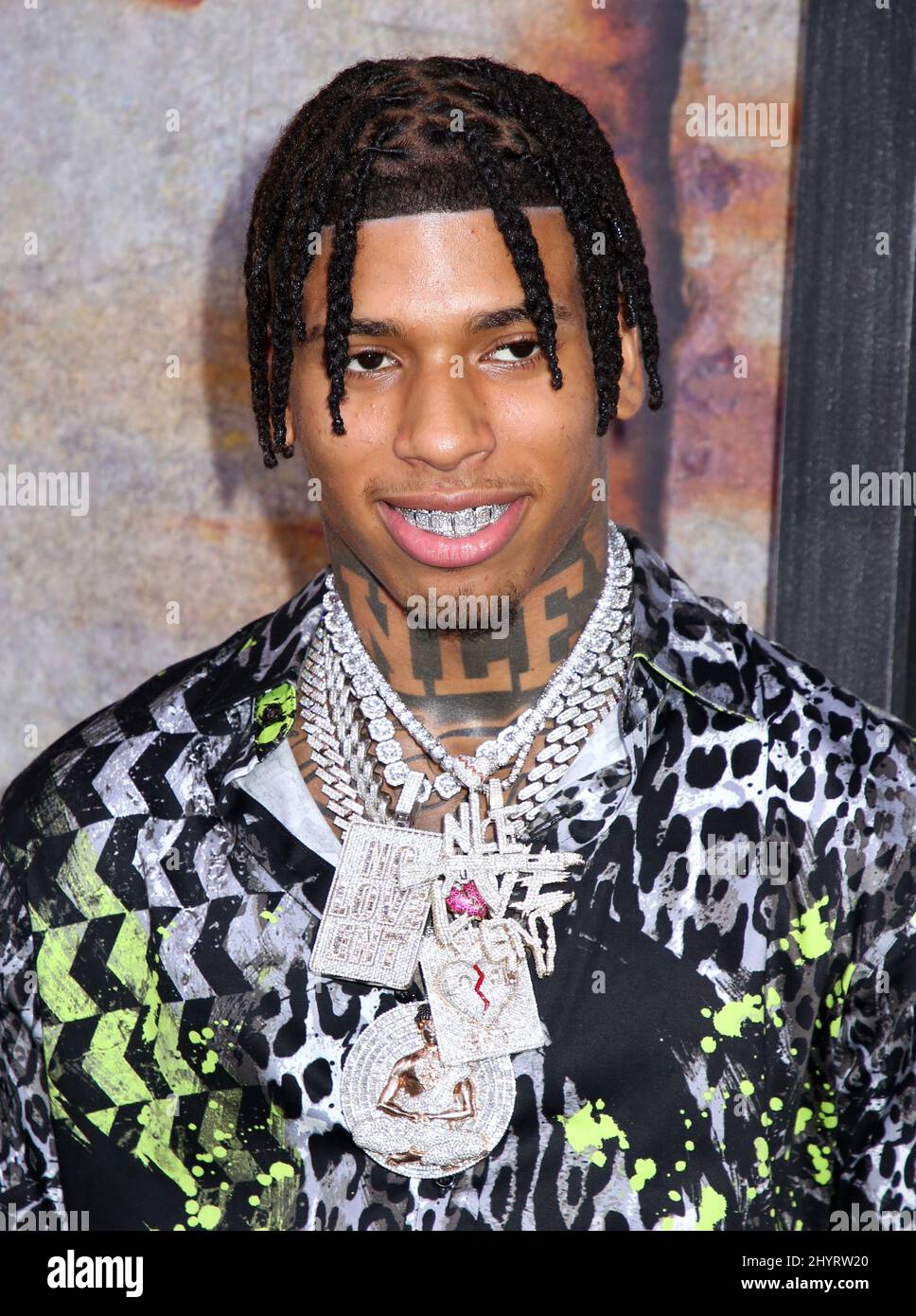 NLE Choppa attending 'Power Book III: Raising Kanan' World Premiere ...