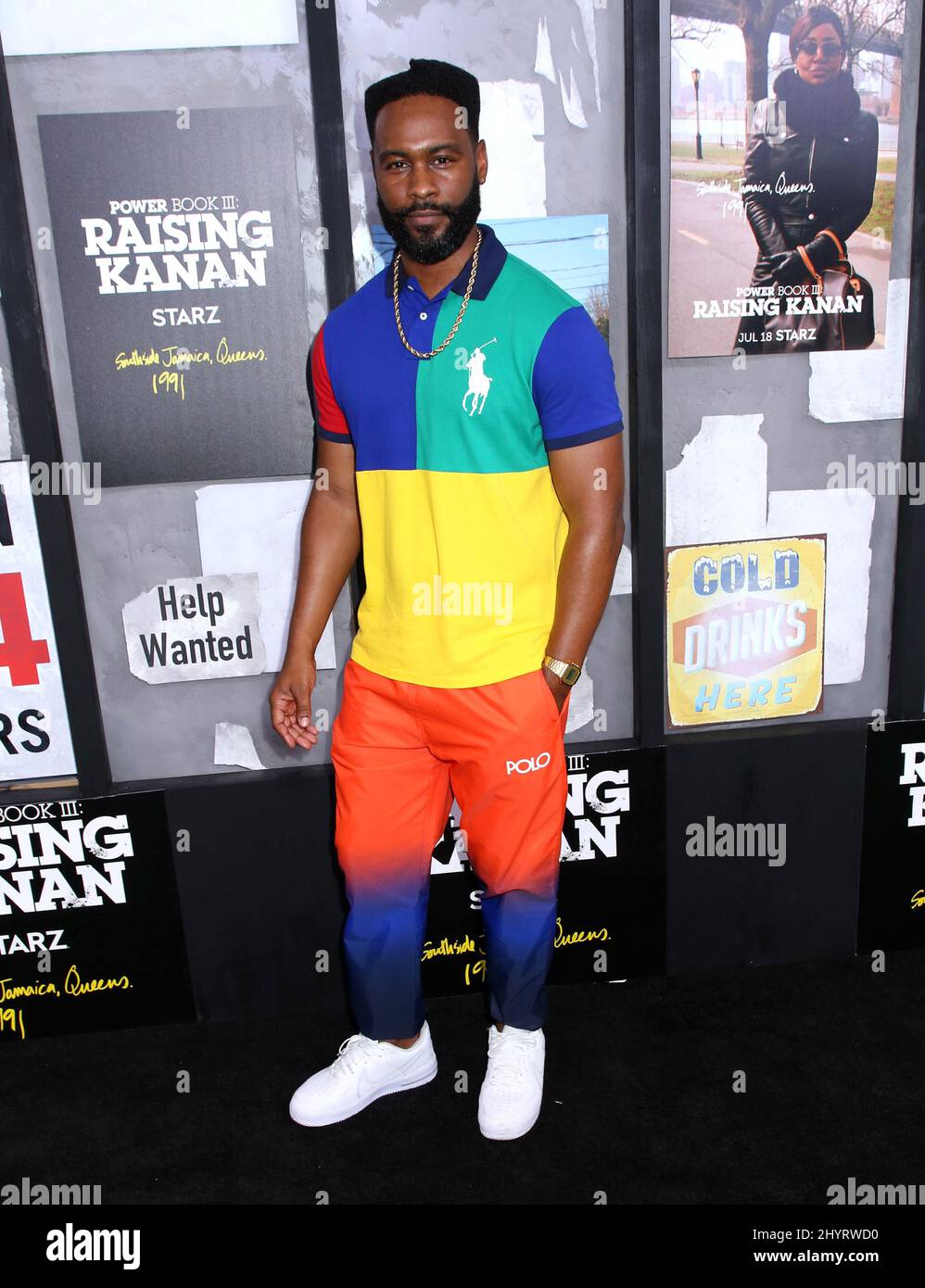 Hasaan Gilmer attending 'Power Book III: Raising Kanan' World Premiere ...