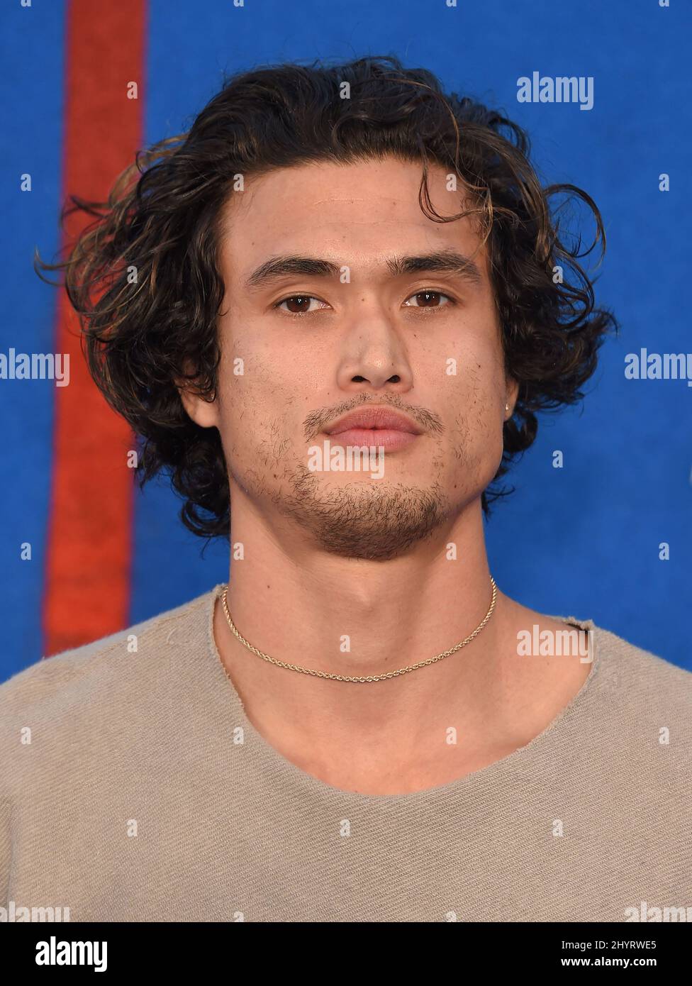 Charles Melton arriving to the €˜Ted Lasso' Season 2 Premiere at ...