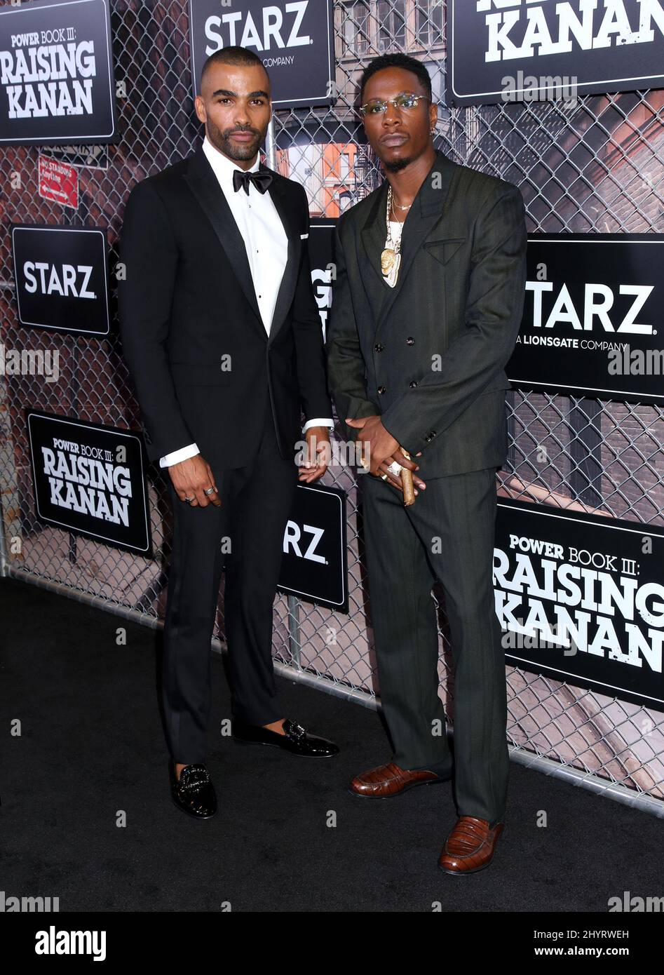 Toby Sandeman & Bada$$ attending 'Power Book III: Raising Kanan' World ...