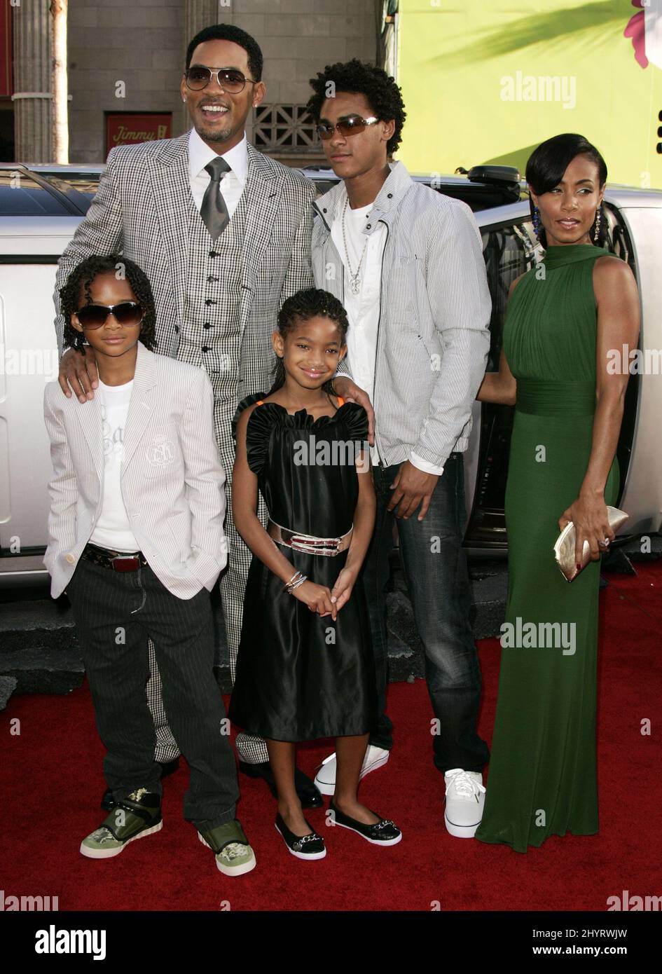 Jada Pinkett Smith, Will Smith, daughter Willow Smith and sons Jaden ...