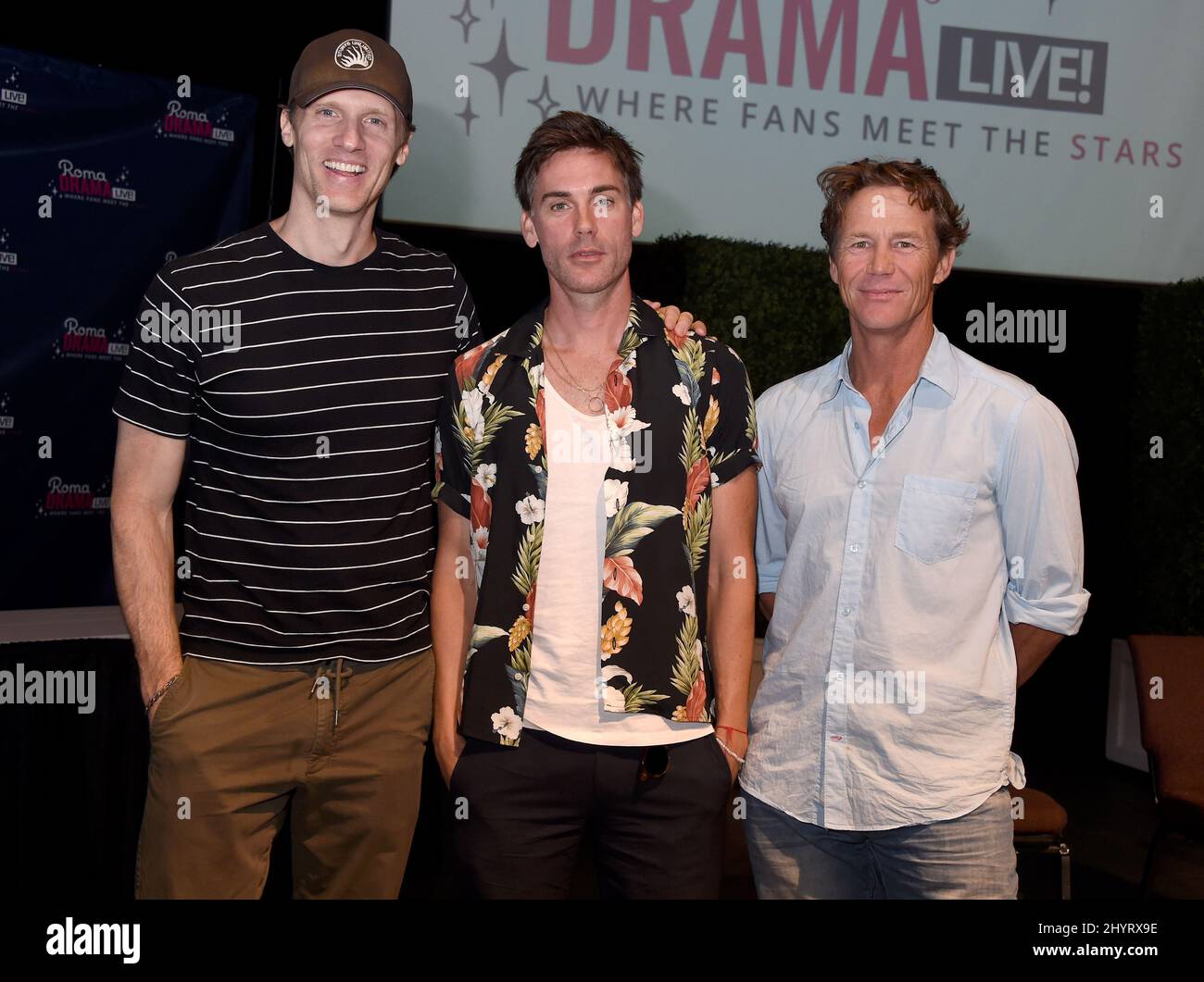 Teddy Sears, Drew Fuller and Brian Krause at the opening day of ...