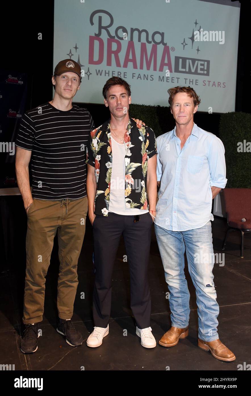 Teddy Sears, Drew Fuller and Brian Krause at the opening day of ...