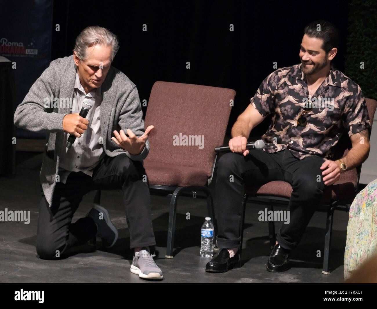 Gregory Harrison and Jesse Metcalfe on the second day of RomaDrama LIVE ...