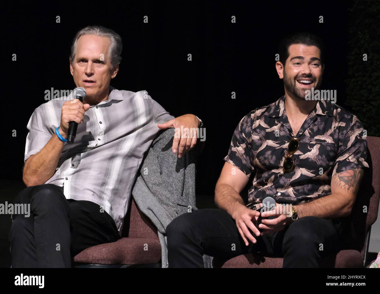 Gregory Harrison and Jesse Metcalfe on the second day of RomaDrama LIVE ...