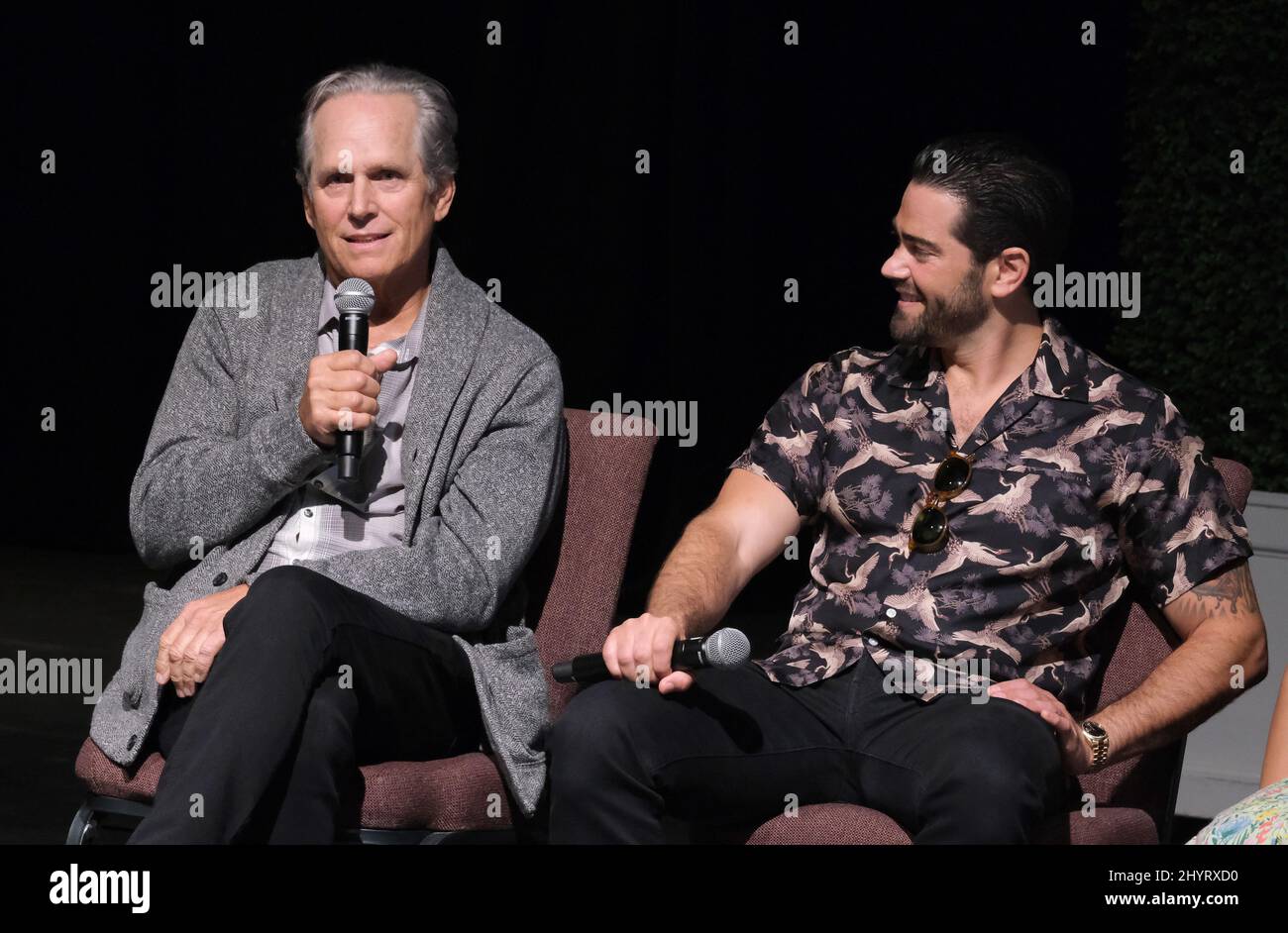 Gregory Harrison and Jesse Metcalfe on the second day of RomaDrama LIVE ...