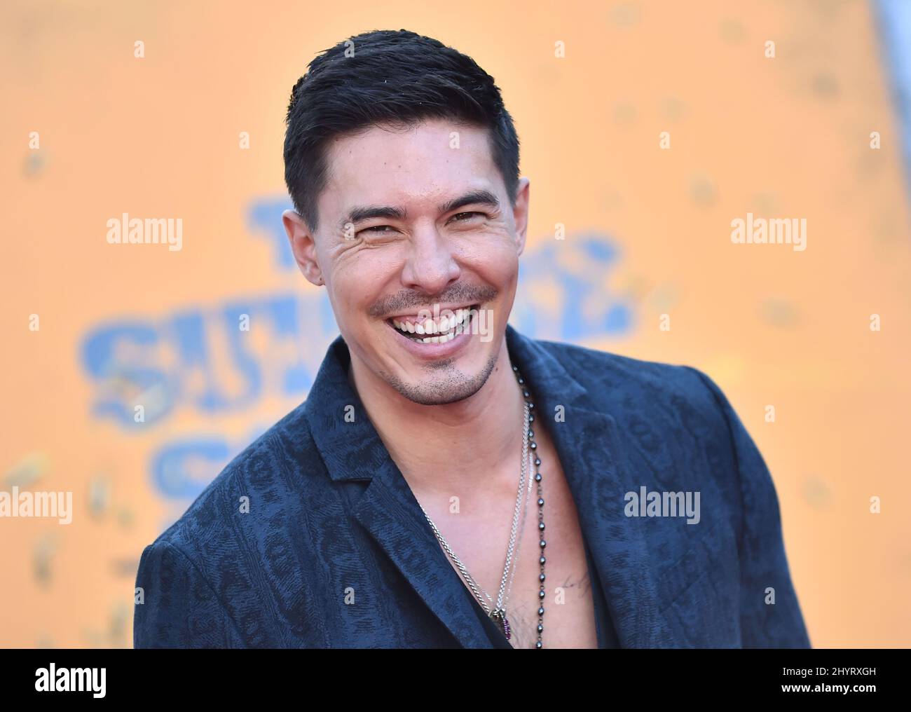 Lewis Tan at "The Suicide Squad" premiere held at the Regency Village ...