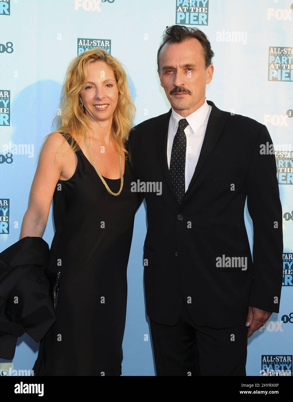 Robert Knepper and Tory Herald attend the FOX All-Star Party held on ...