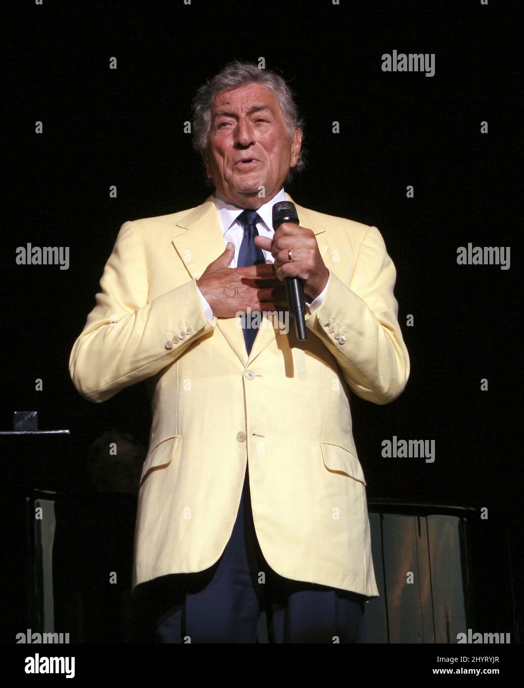 Tony Bennett performs in concert at the Bethel Woods Centre for the ...