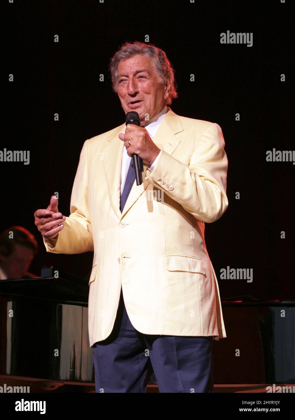 Tony Bennett performs in concert at the Bethel Woods Centre for the ...