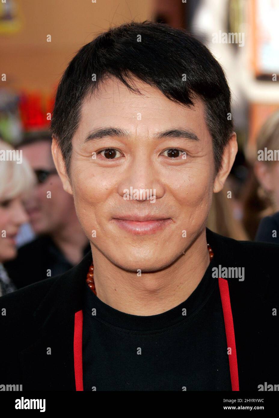 Jet Li attending the "The Mummy: Tomb of the Dragon Emperor" American ...