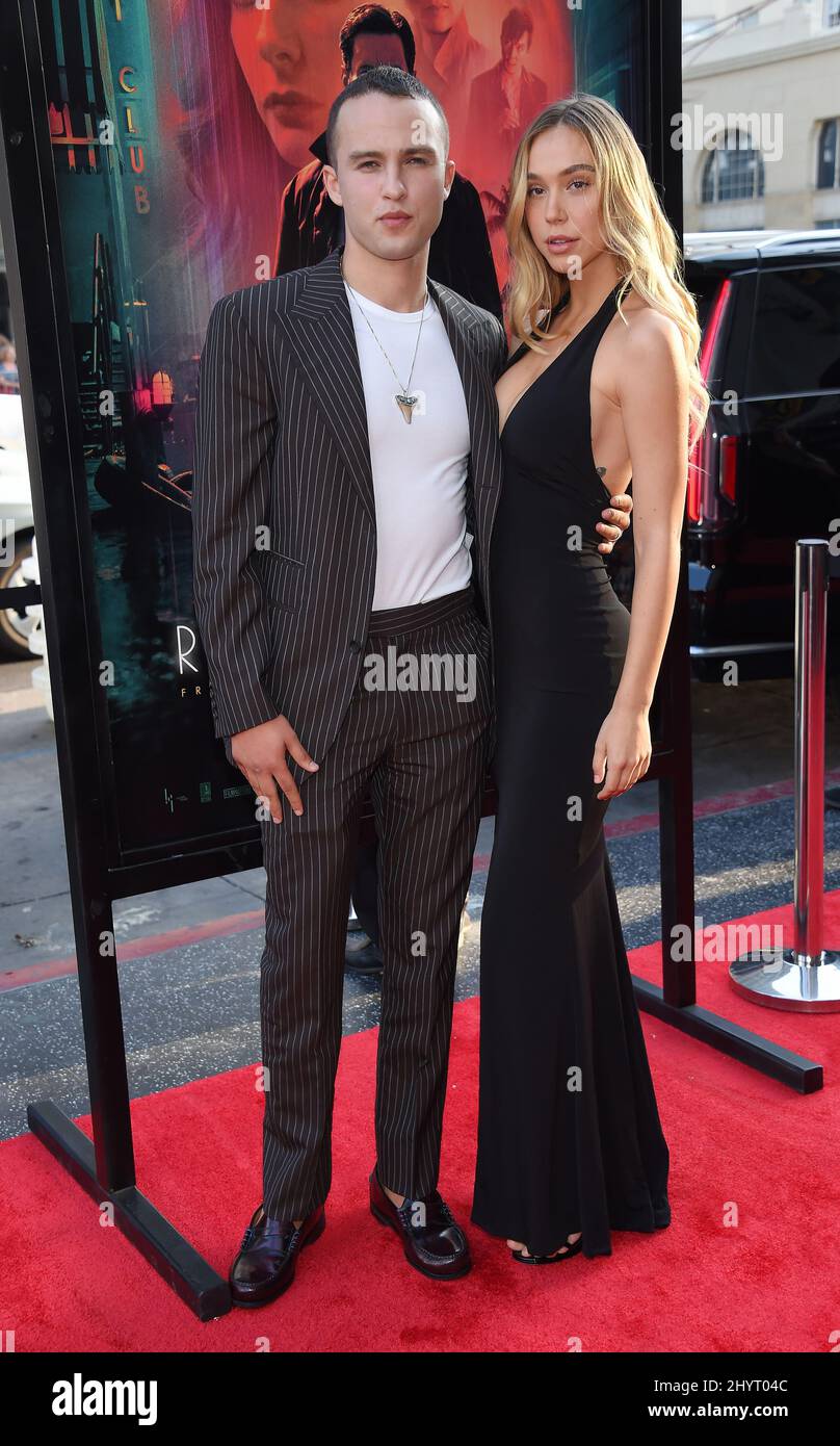 Mojean Aria and Alexis Ren at the Los Angeles premiere of "Reminiscence ...