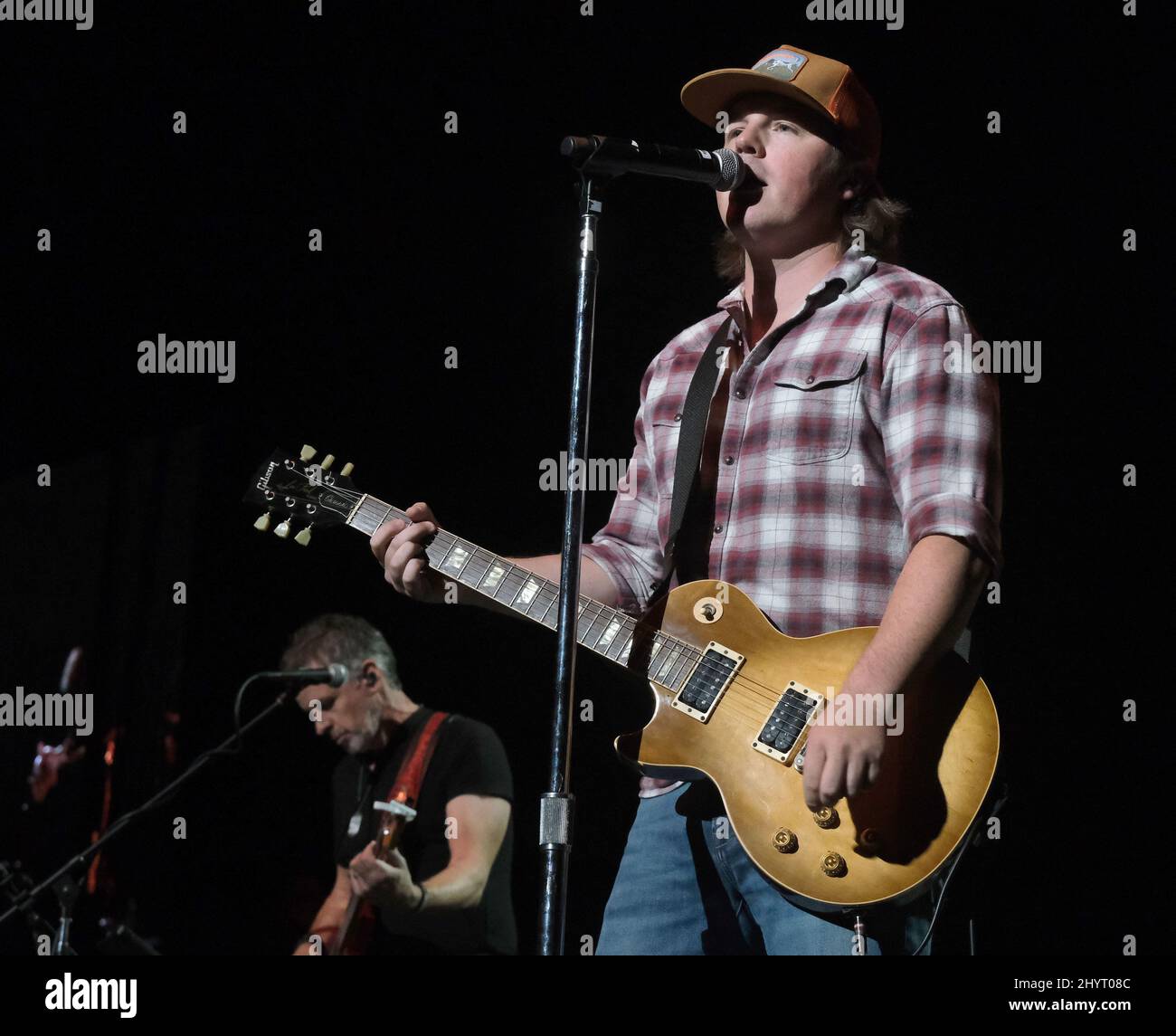 Travis Denning performing during Volunteer Jam: A Musical Salute To ...