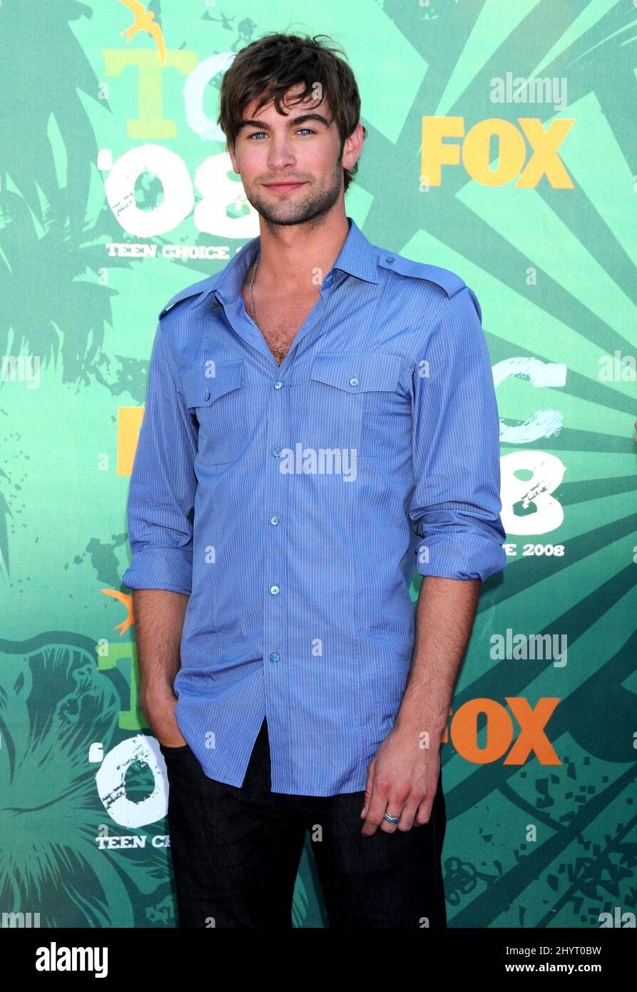 Chace Crawford attending the Teen Choice Awards 2008 arrivals at the ...