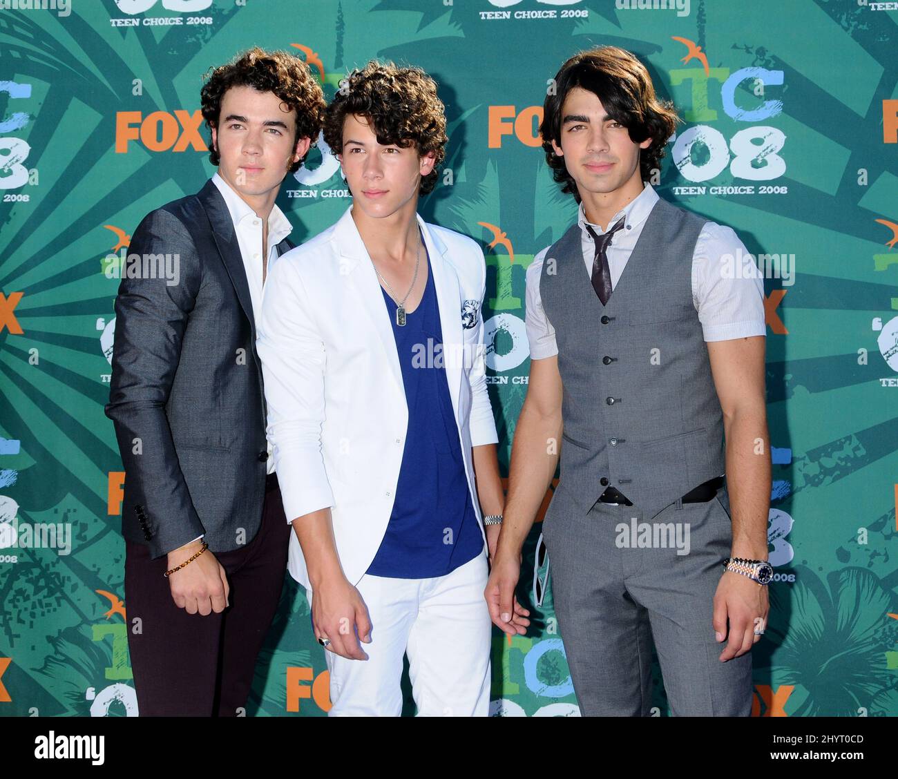 Nick Jonas, Kevin Jonas and Joe Jonas of The Jonus Brothers attending ...