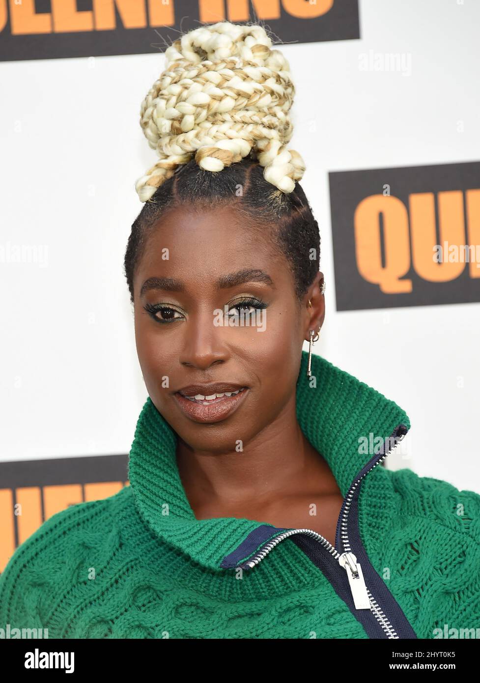 Kirby Howell-Baptiste at STX films "Queenpins" photocall held at the ...