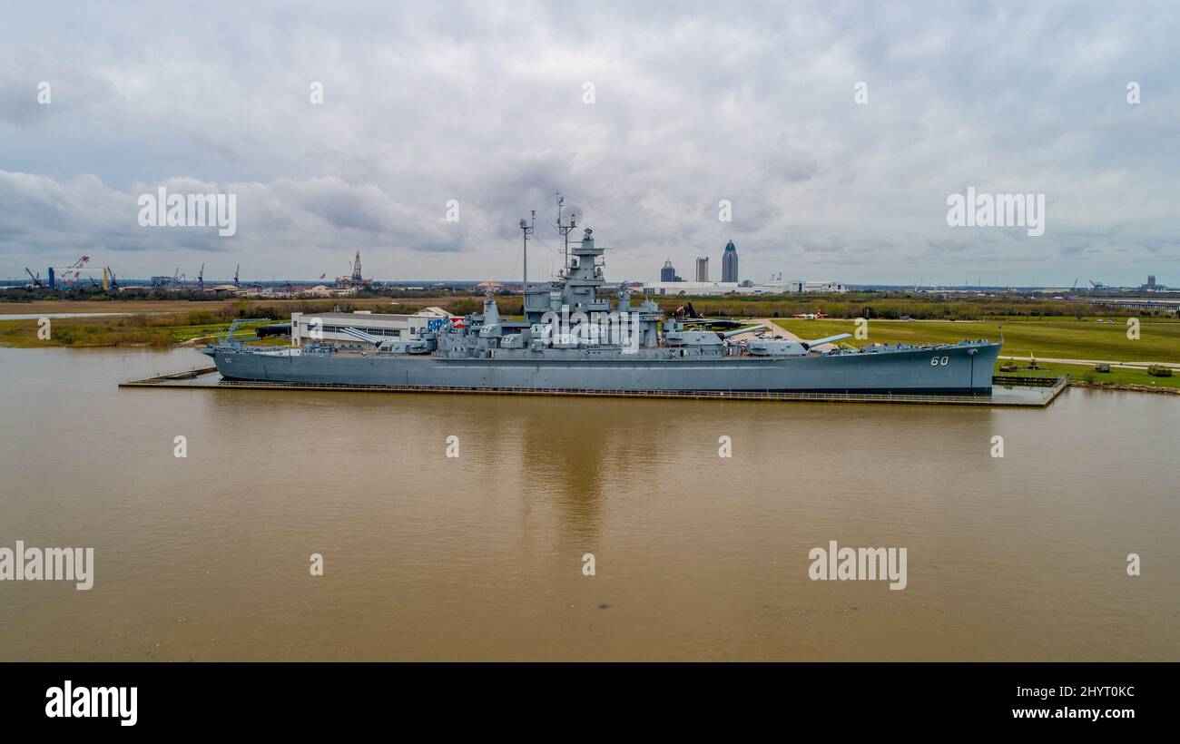 The USS Alabama Battleship Stock Photo - Alamy