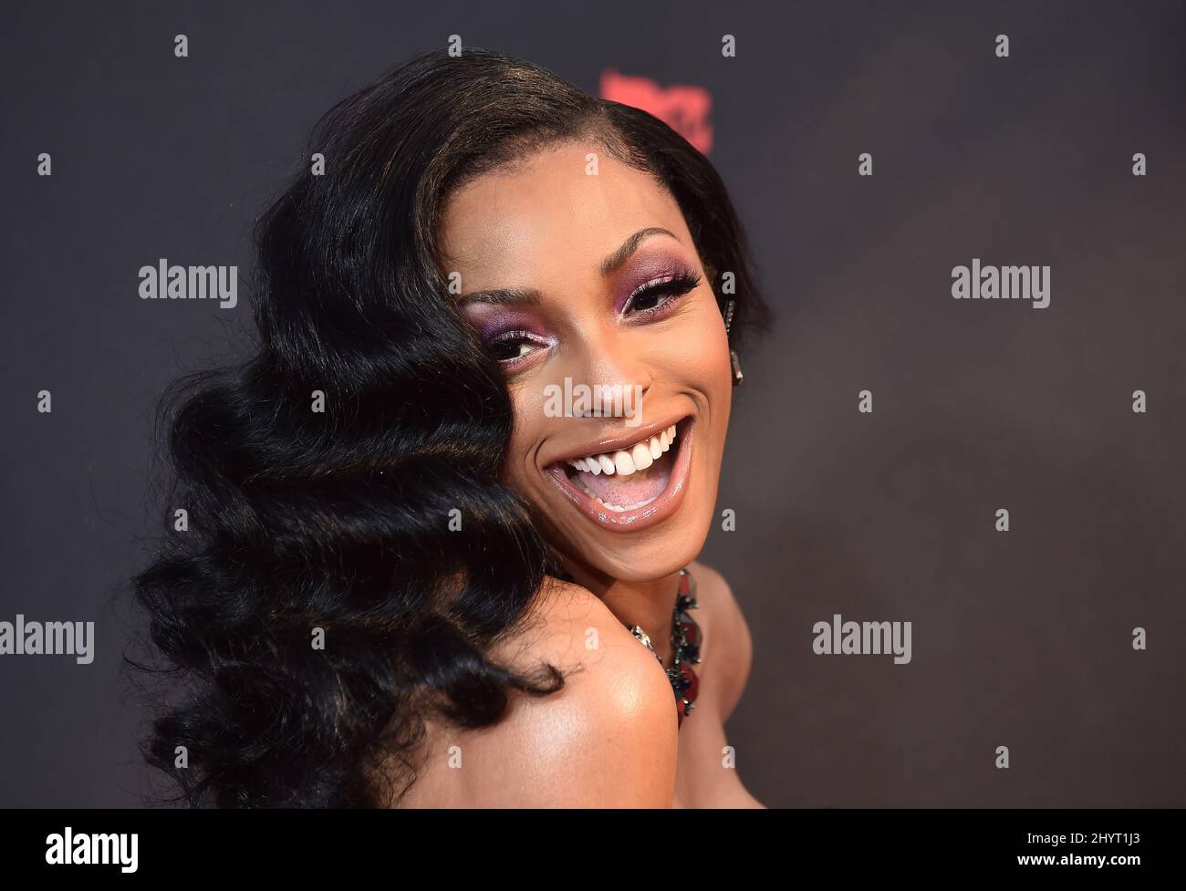 Jamila Mustafa at the 2021 MTV Video Music Awards held at Barclays ...