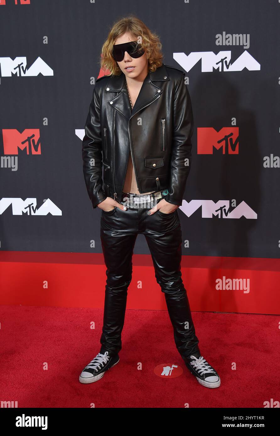 The Kid LAROI at the 2021 MTV Video Music Awards held at Barclays ...