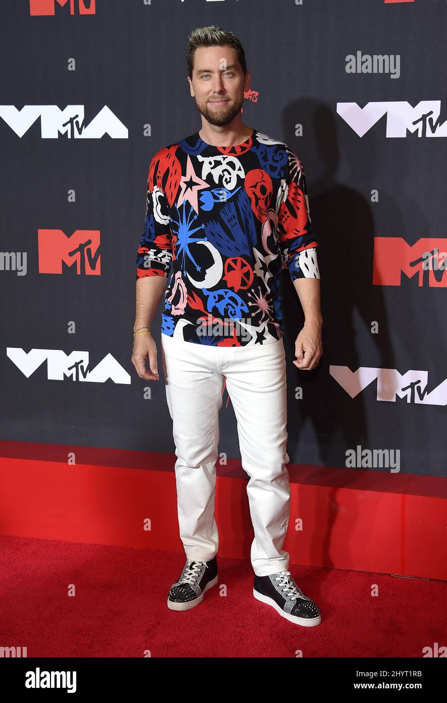 Lance Bass at the 2021 MTV Video Music Awards held at Barclays Center ...