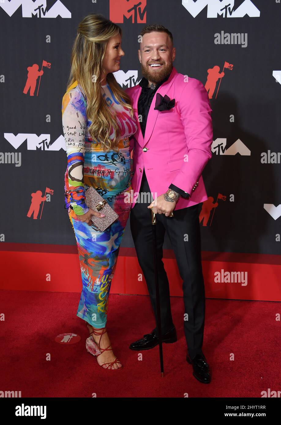 Conor McGregor and Dee Devlin at the 2021 MTV Video Music Awards held ...