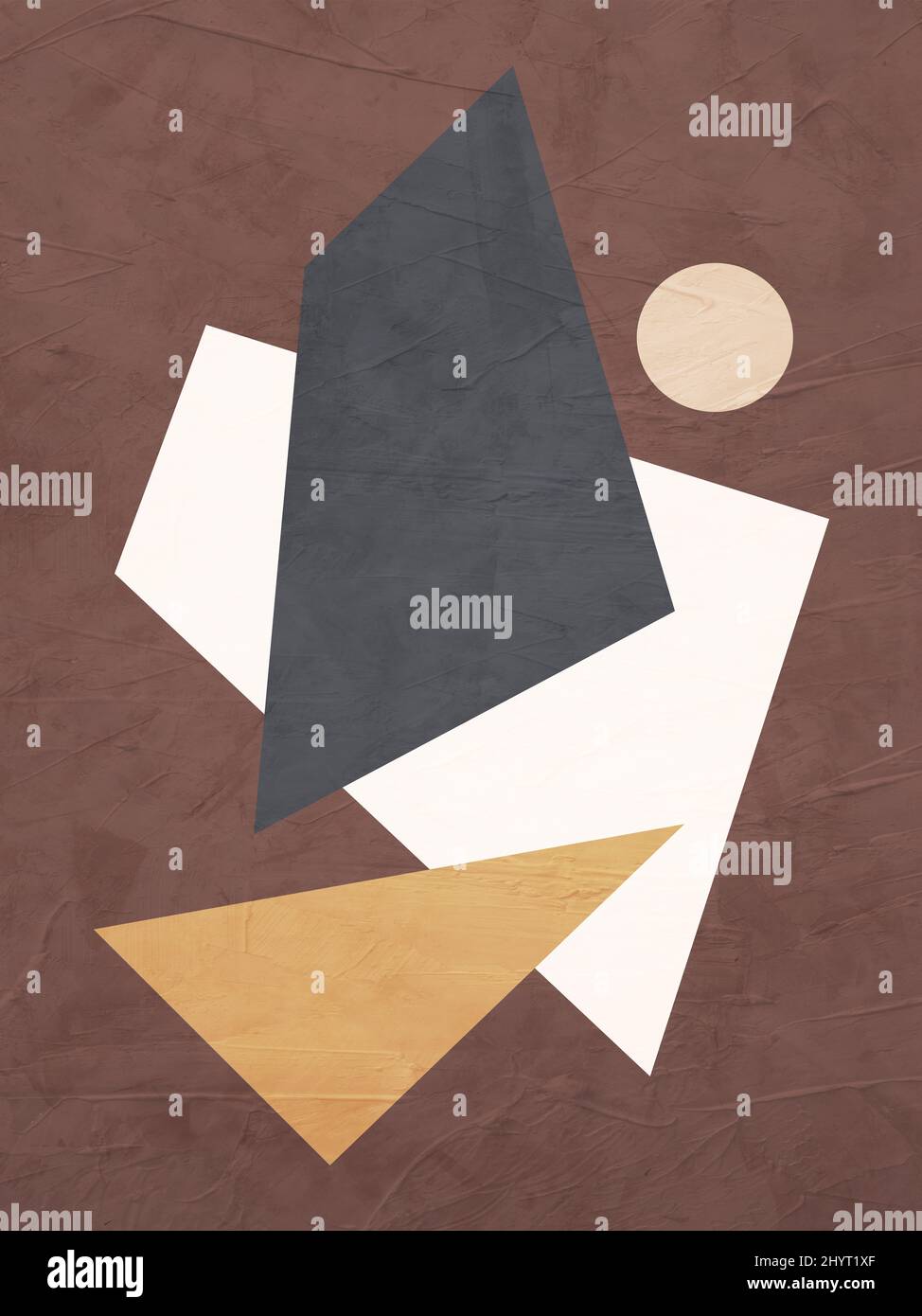 Abstract art of geometric shapes with colorful texture Stock Photo - Alamy