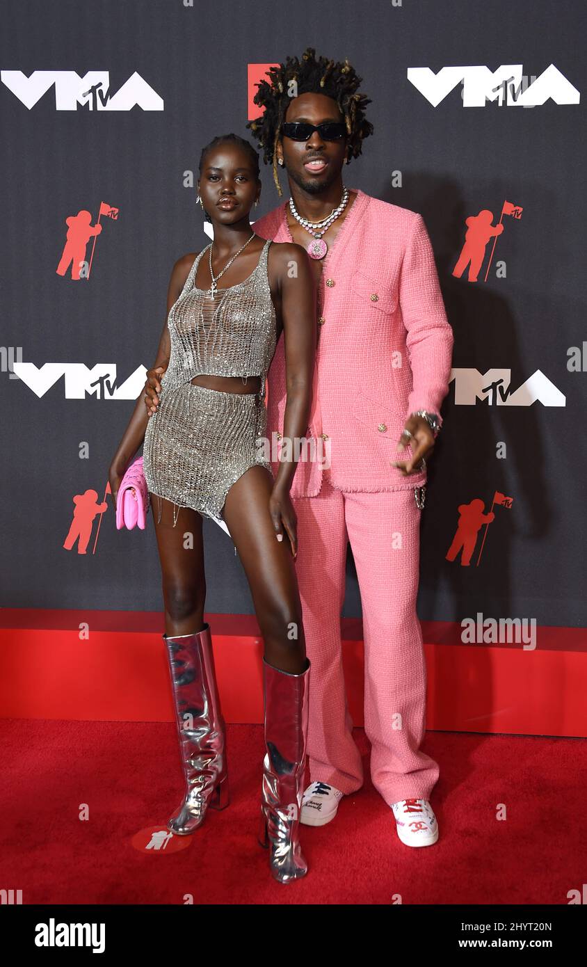 Saint Jhn at the 2021 MTV Video Music Awards held at Barclays Center on ...