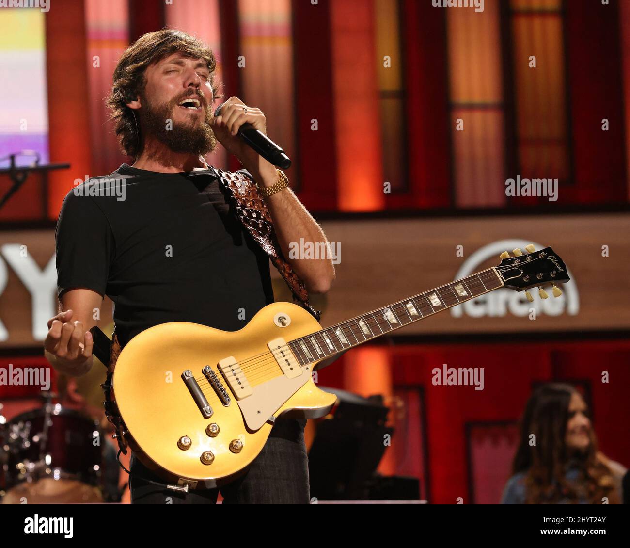 Chris Janson performing onstage at Loretta Lynn's Friends: Hometown ...