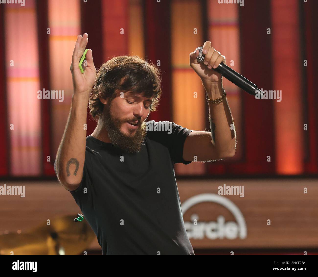 Chris Janson performing onstage at Loretta Lynn's Friends: Hometown ...