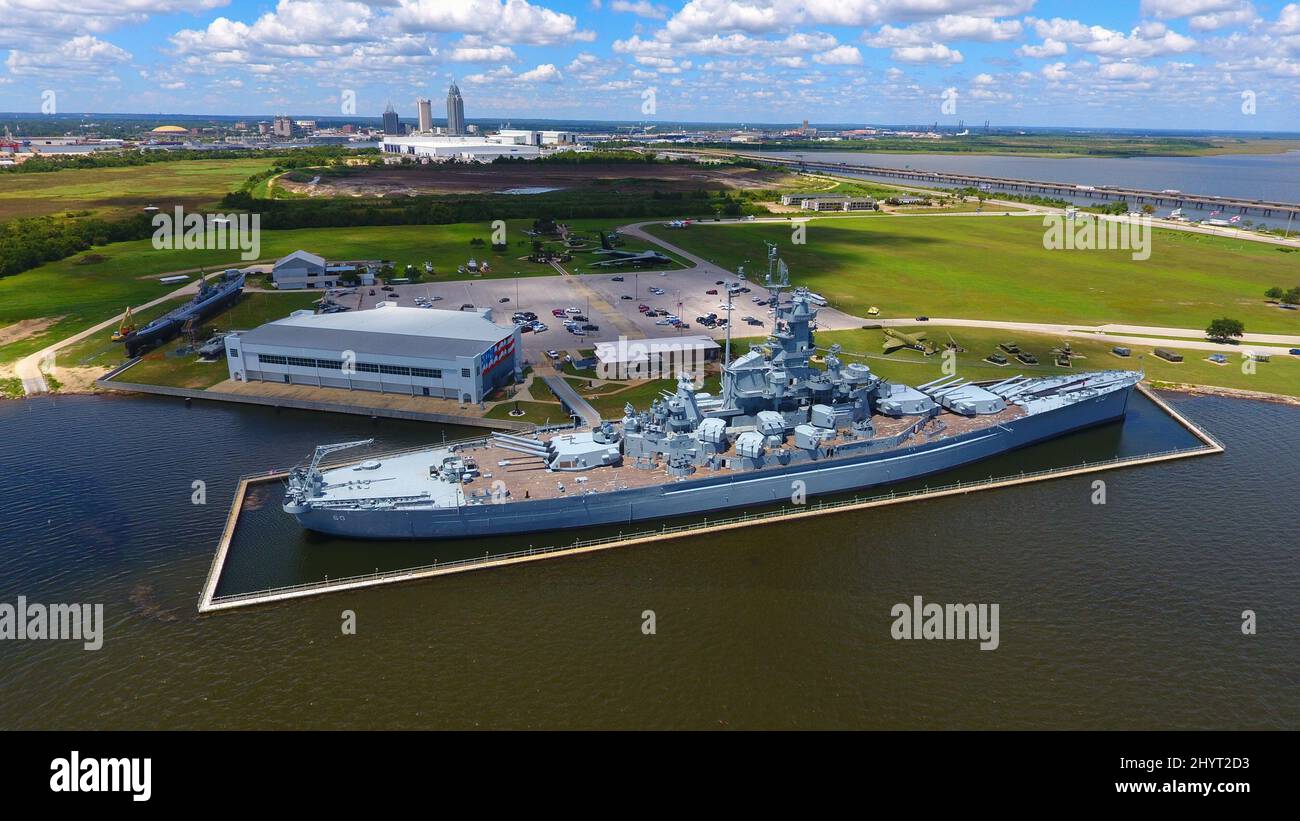 The USS Alabama Battleship Stock Photo - Alamy