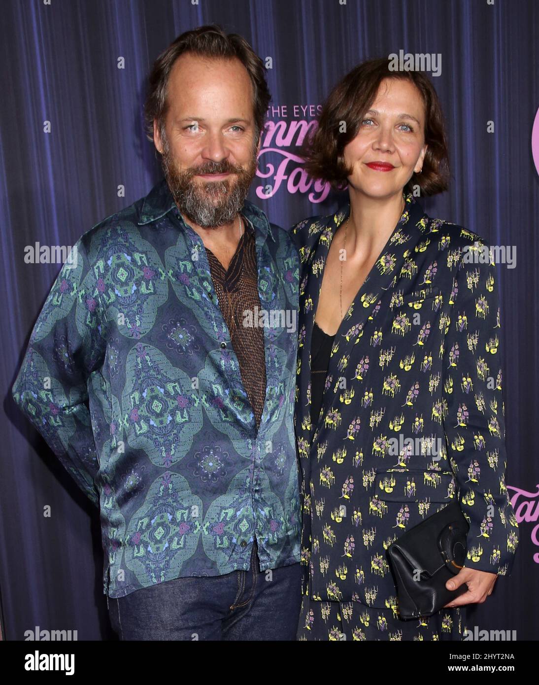 Peter Sarsgaard and Maggie Gyllenhaal attending 'The Eyes of Tammy Fay ...