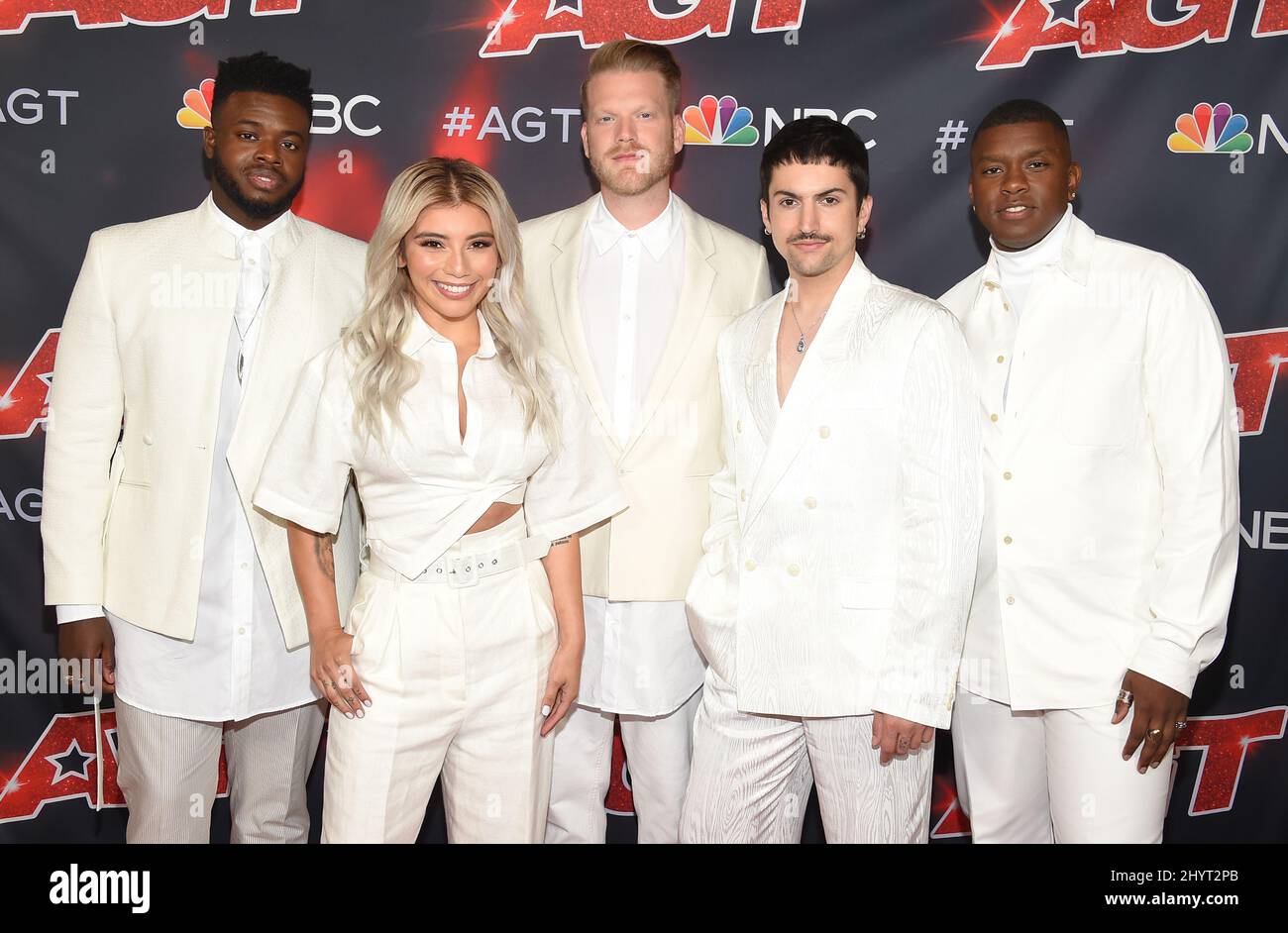 Pentatonix at "America's Got Talent" finale live show red carpet event ...