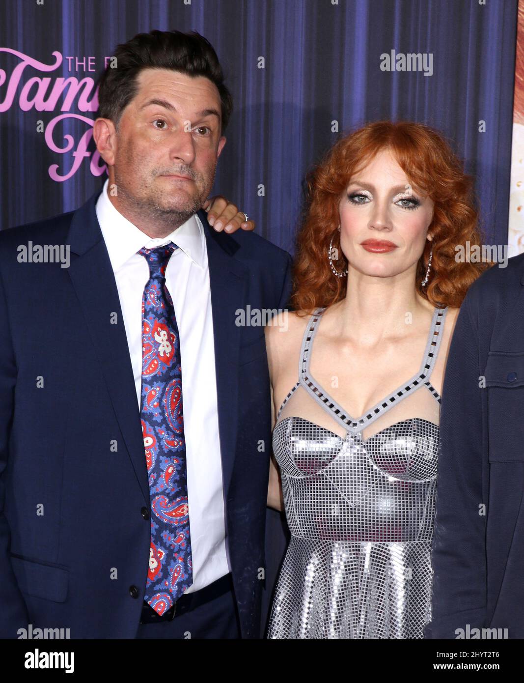 Michael Showalter & Jessica Chastain attending 'The Eyes of Tammy Fay ...