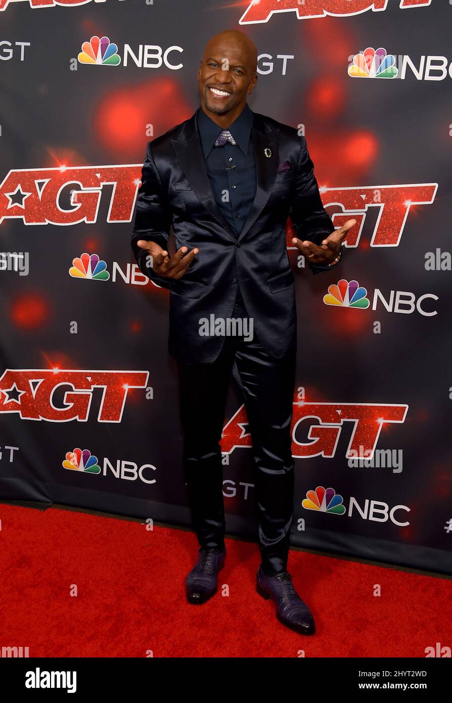 Terry Crews at "America's Got Talent" live show red carpet event held ...
