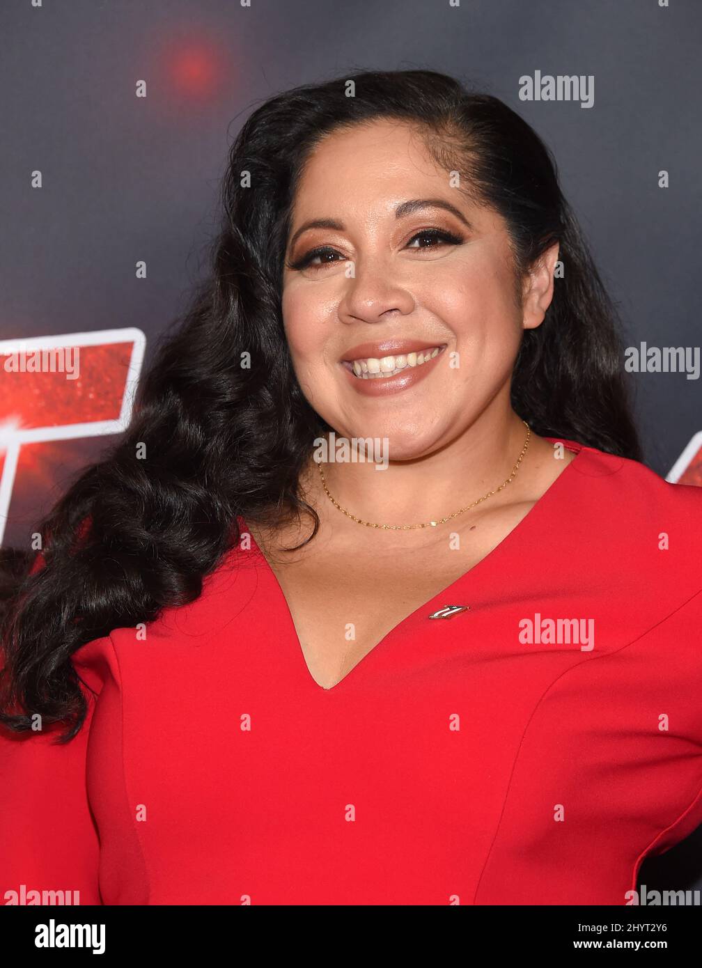 Gina Brillon at "America's Got Talent" live show red carpet event held ...