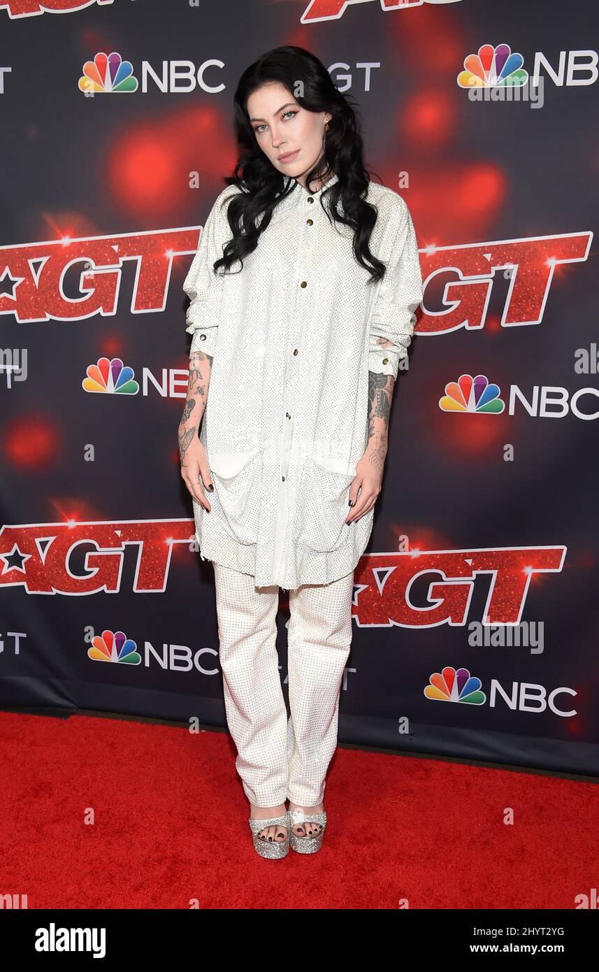 Bishop Briggs at "America's Got Talent" live show red carpet event held ...