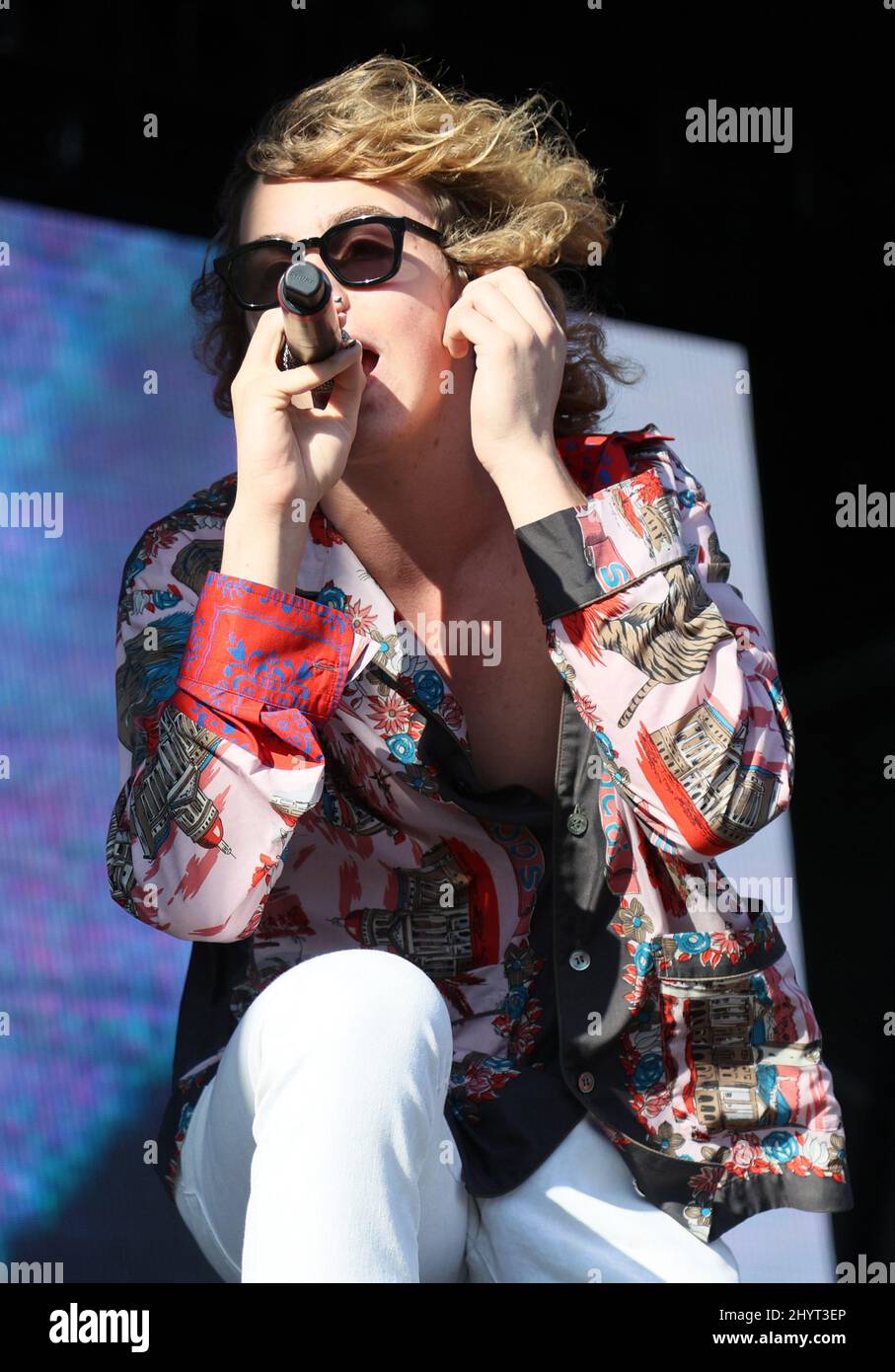 The Kid LAROI performing at the daytime concerts during the 2021 ...