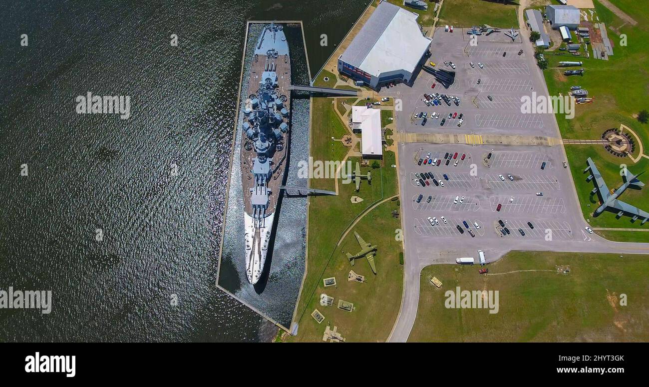 The USS Alabama Battleship Stock Photo - Alamy
