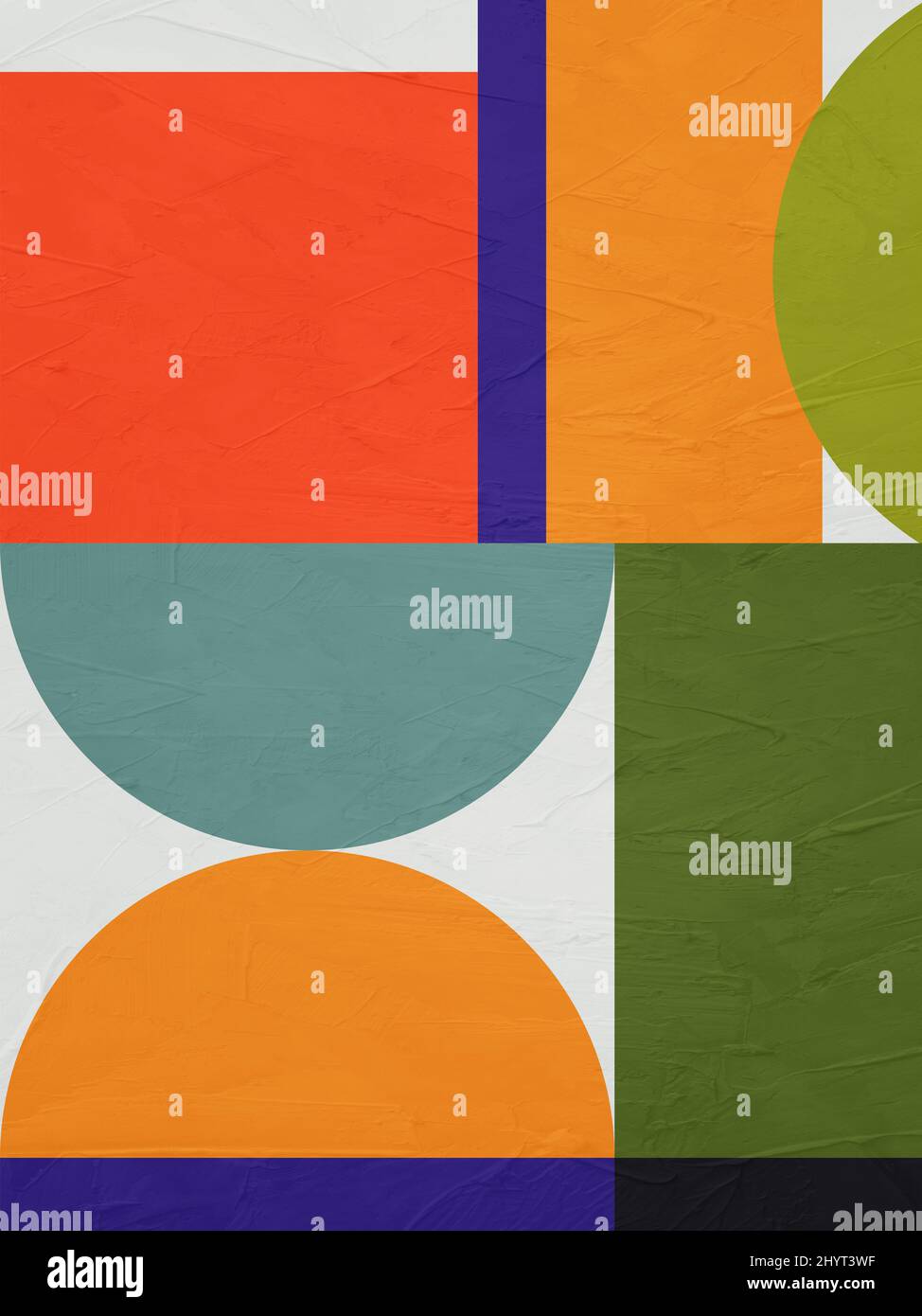 Abstract art of geometric shapes with colorful texture Stock Photo - Alamy