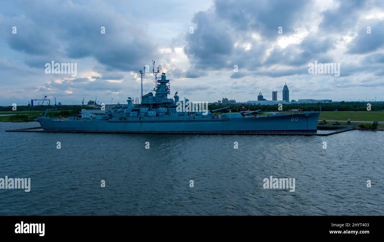 The USS Alabama Battleship Stock Photo - Alamy