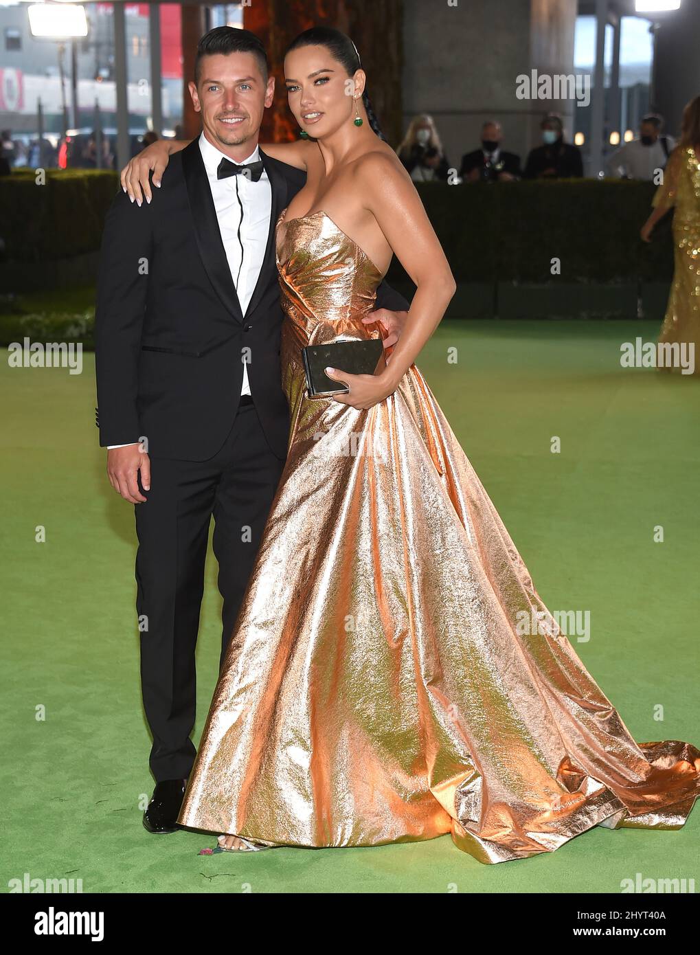 Andre L III and Adrianna Lima at the Academy Museum of Motion Pictures ...