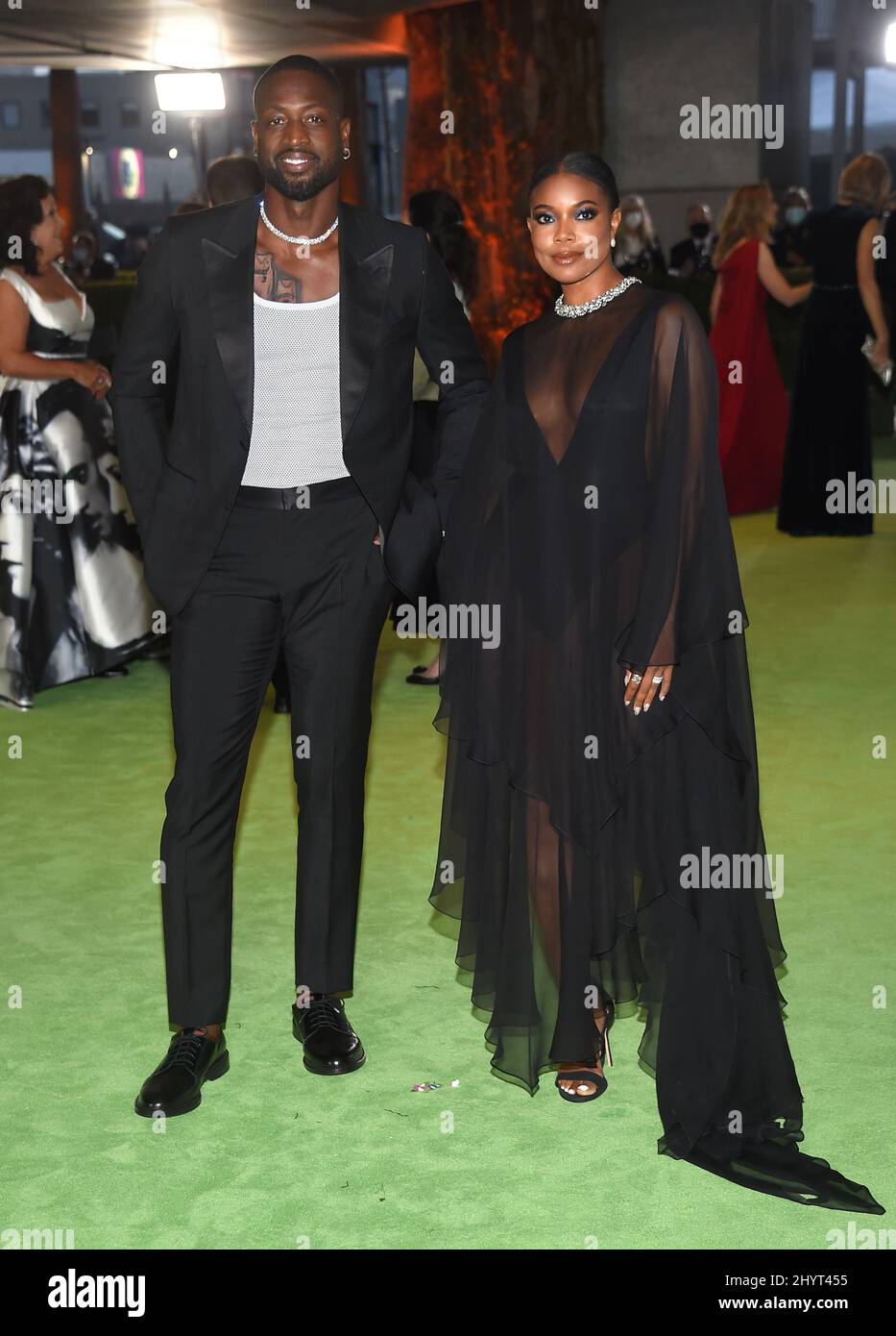 Dwayne Wade and Gabrielle Union at the Academy Museum of Motion ...