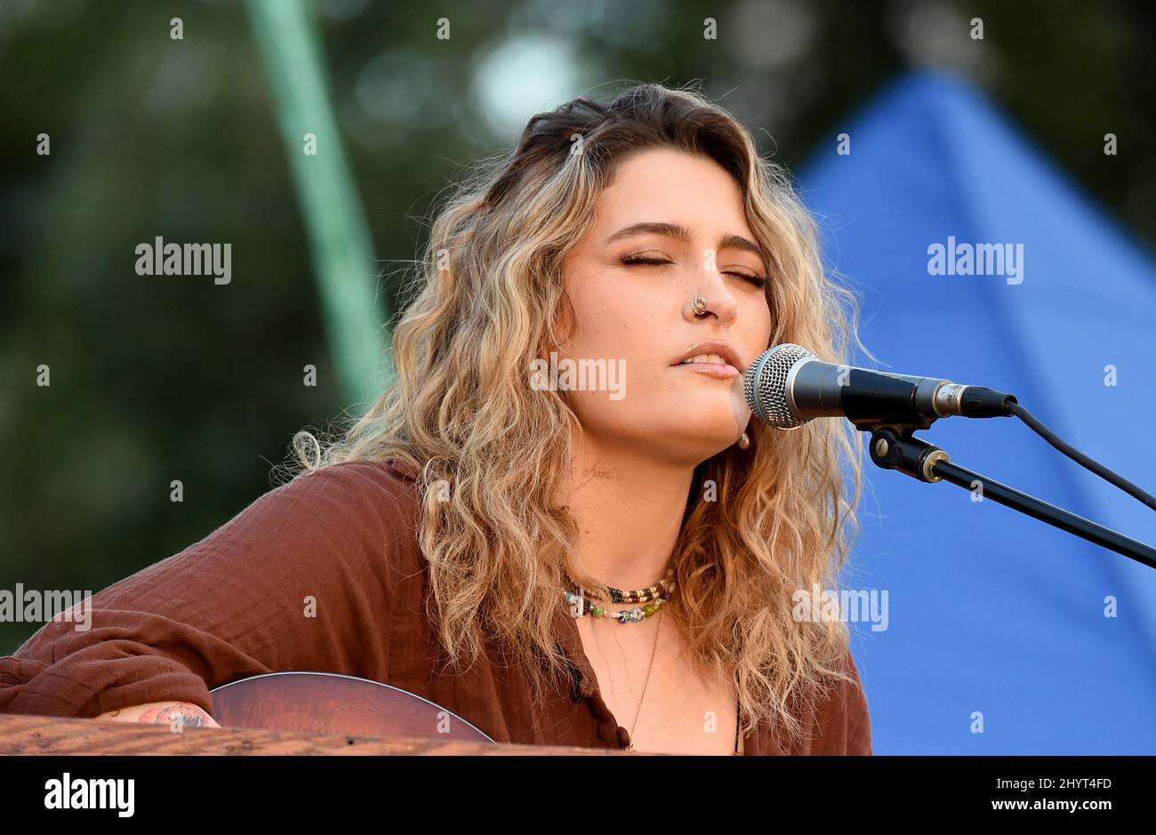 Paris Jackson performing during AmericanaFest at Musicians Corner in ...