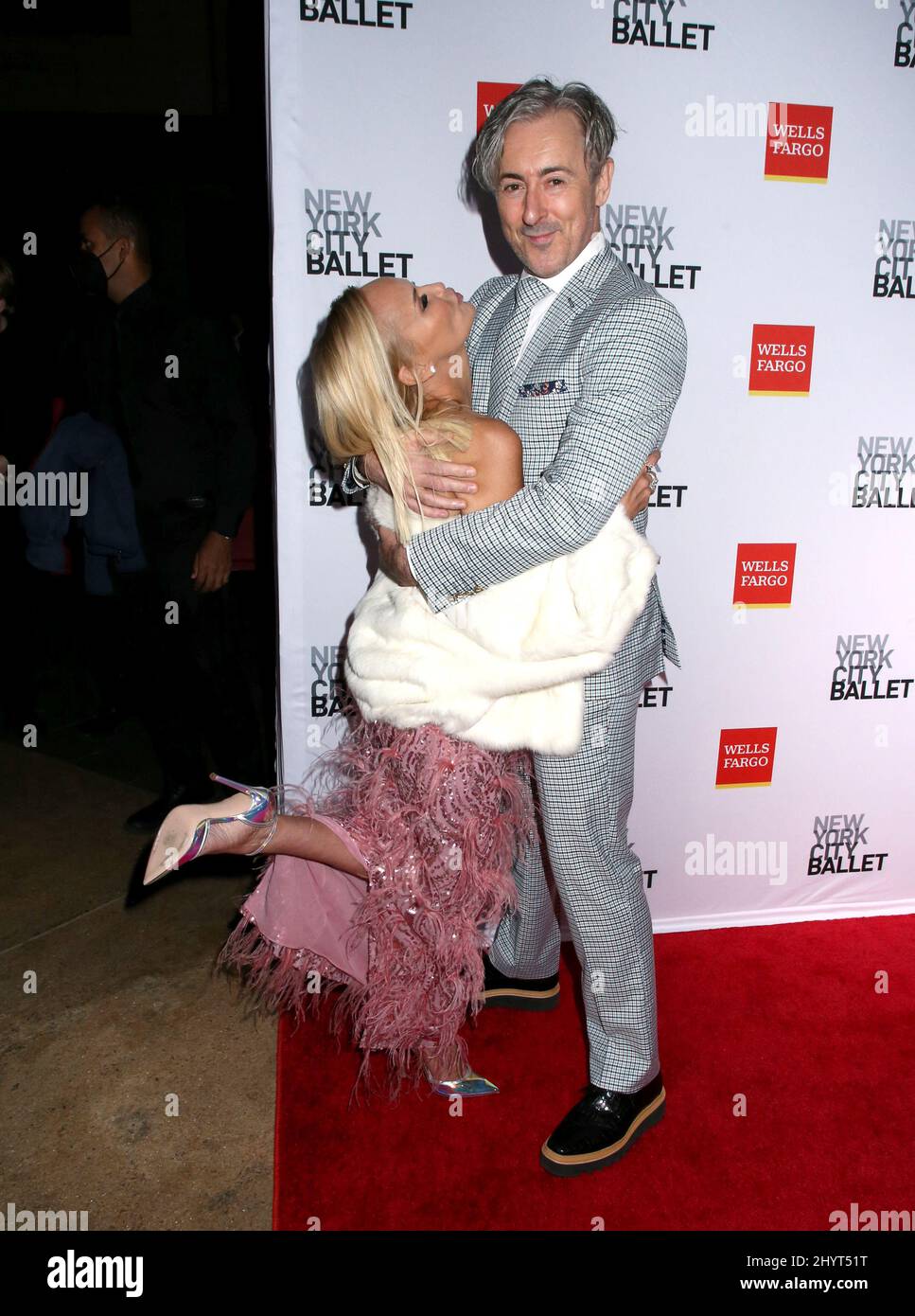 Kristin Chenoweth and Alan Cumming attending the New York City Ballet ...