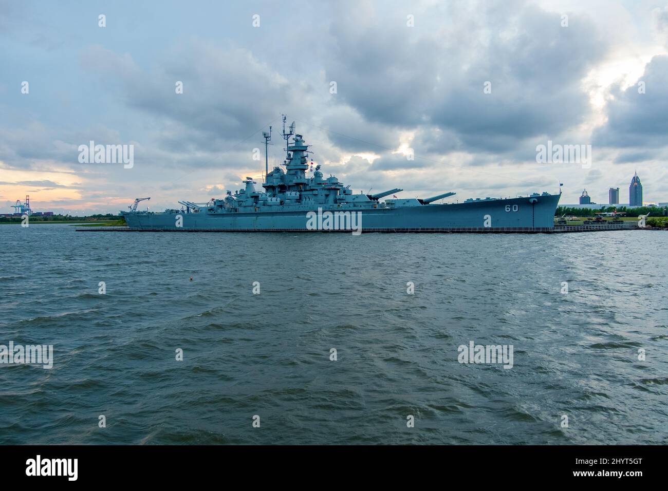 The USS Alabama Battleship Stock Photo - Alamy