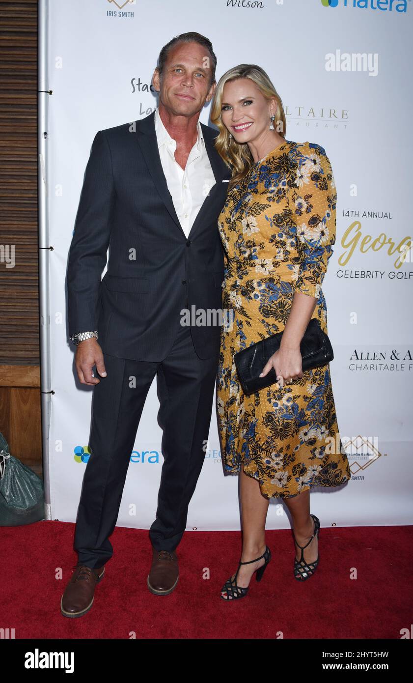 Natasha Henstridge and Chris Browning at the George Lopez ...
