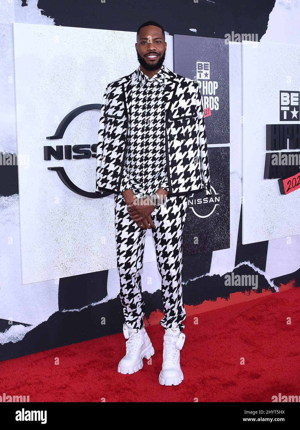 Kendall Kyndall arriving at the BET Hip Hop Awards 2021 held at the ...